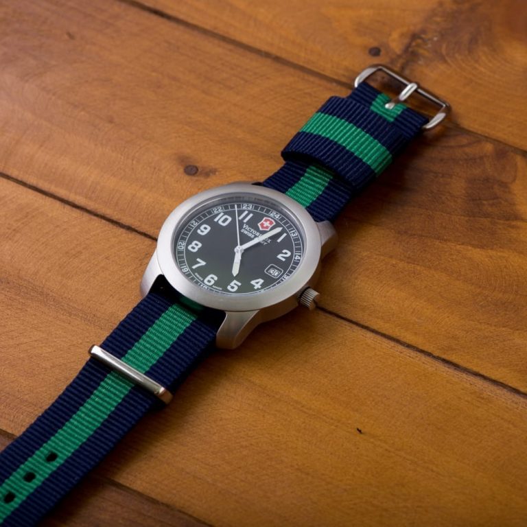 Green Ballistic Watch Strap | Navy & Green RAF Ballistic Watch Strap