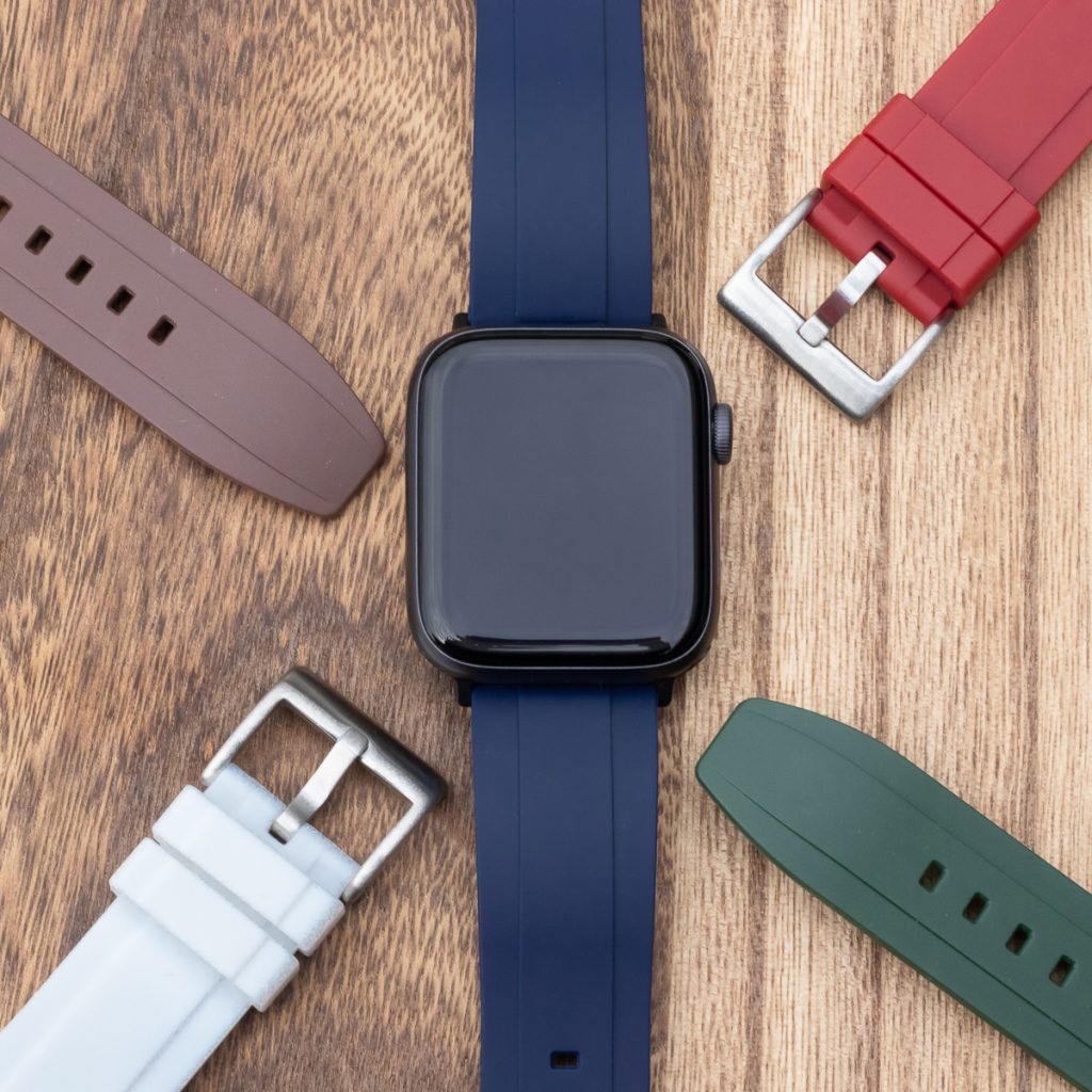 Apple Watch Band | Navy AEM Diver Rubber - Clockworksynergy