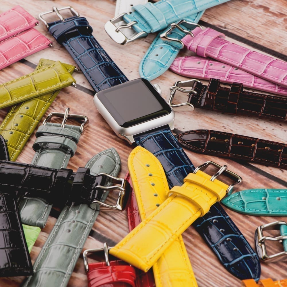 Croco Leather | Croco Leather Strap - Clockwork Synergy