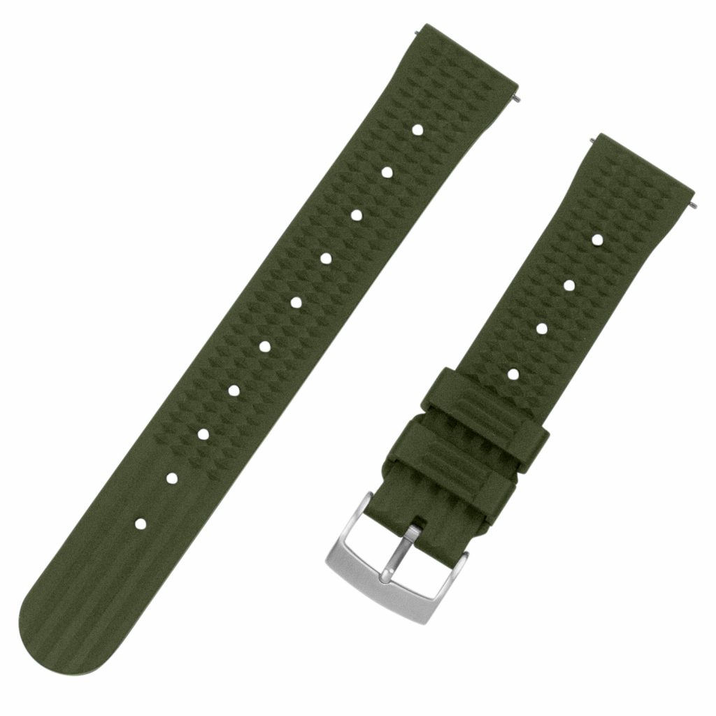 Waffle Rubber Watch Straps - Clockwork Synergy